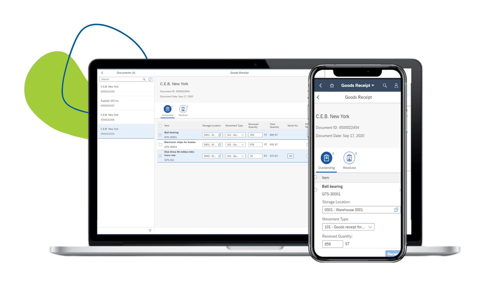 Goods Issue, Movement & Receipt